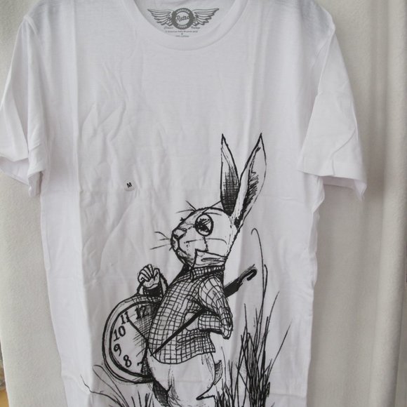 Alice In Wonderland | Shirts | New Alice In Wonderland White Rabbit ...